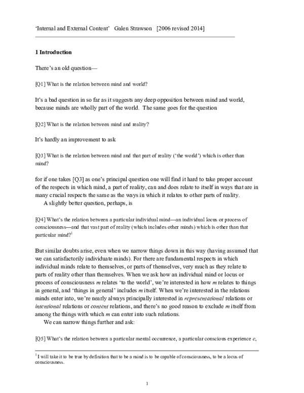 (PDF) Internal and external content