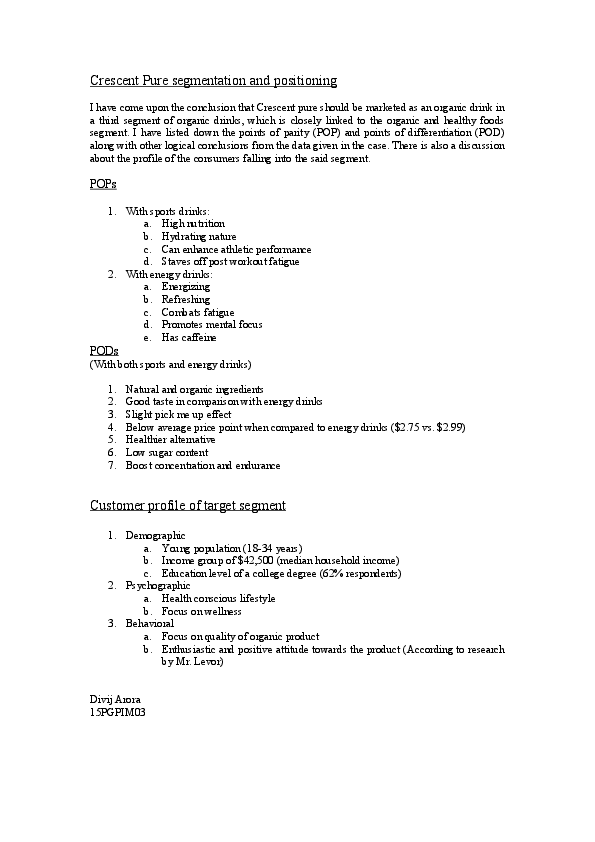 (DOC) Crescent Pure segmentation and positioning