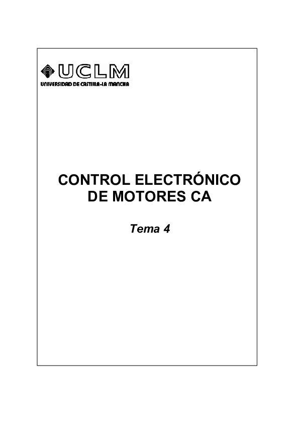 (PDF) CONTROL ELECTRÓNICO DE MOTORES CA Tema 4