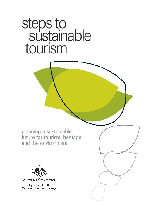 (PDF) steps to sustainable tourism planning a sustainable future for ...