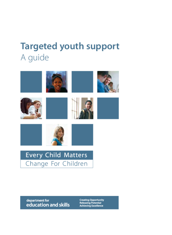 (PDF) Targeted youth support A guide