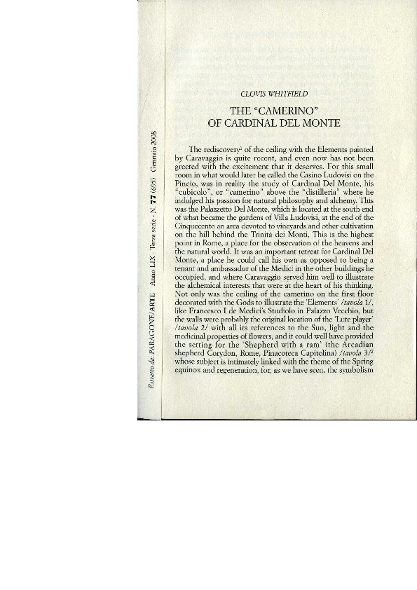 (PDF) The ;Camerino' of Cardinal Del Monte