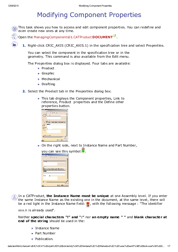 (PDF) Modifying Component Properties