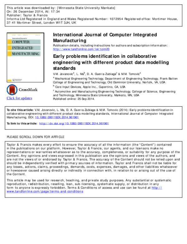 Early problems identification in collaborative engineering with ...