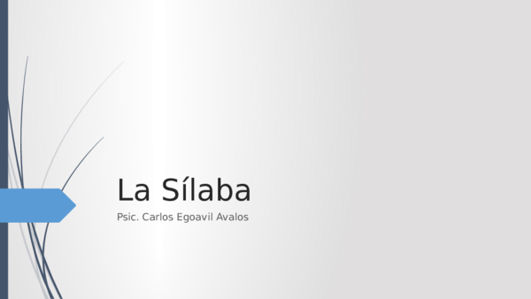 (PPT) La-Sílaba