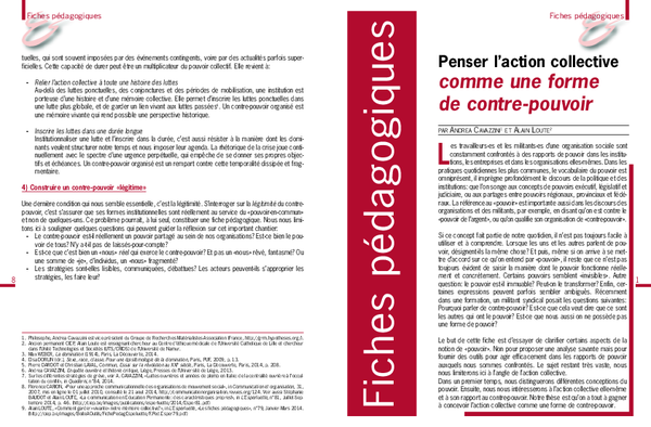 (PDF) Andrea Cavazzini et Alain Loute, "Penser l'action collective ...