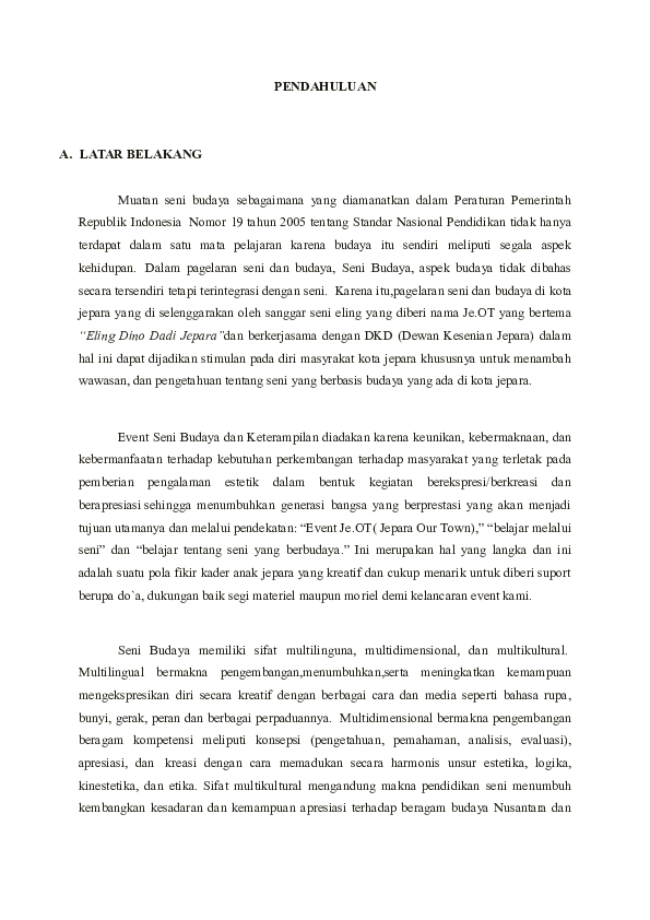 (DOC) CONTOH EVENT MANAGEMEN