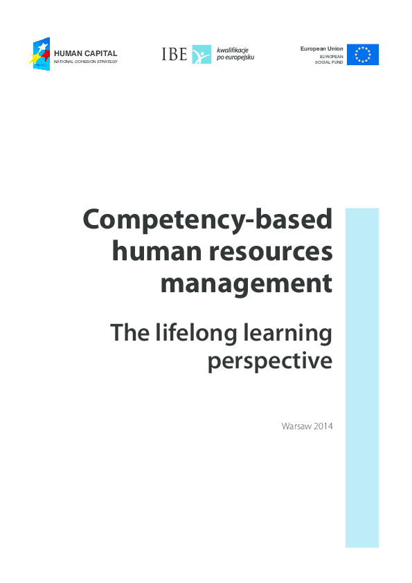(PDF) Competency-based human resources management : The lifelong learning perspective