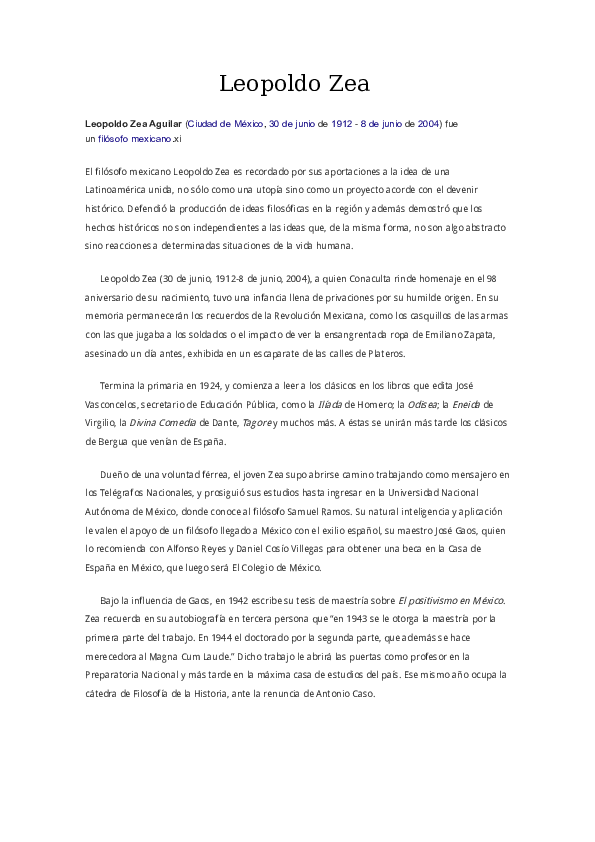 (DOC) Leopoldo Zea