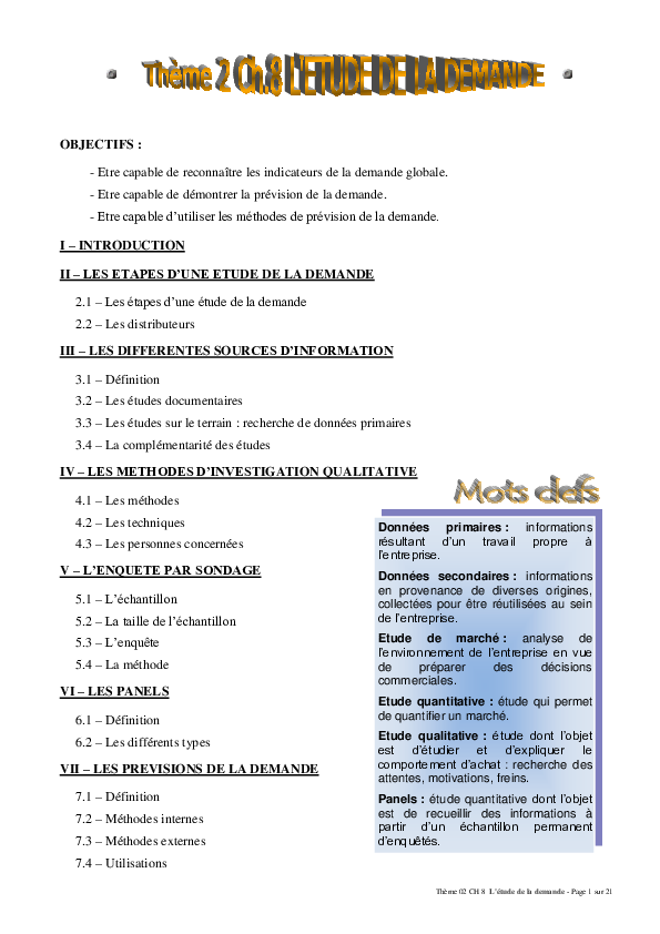 Theme 02 Ch 08 Letude de la demande BAT