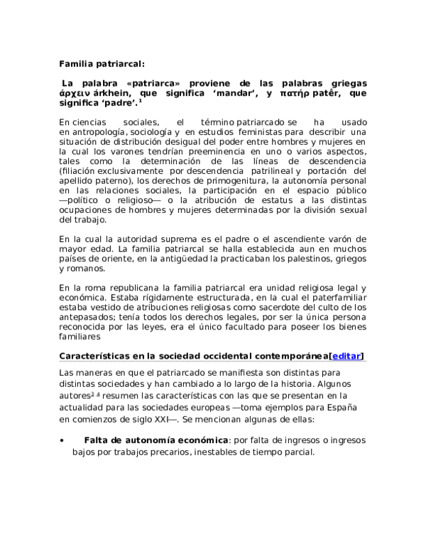 Doc Familia Patriarcal Vanessa Rangel