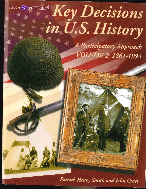 (PDF) Key Decisions in U.S. History: A Participatory Approach | Patrick ...