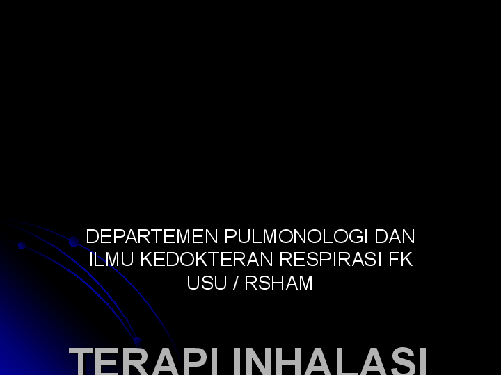 (PPT) Terapi Inhalasi