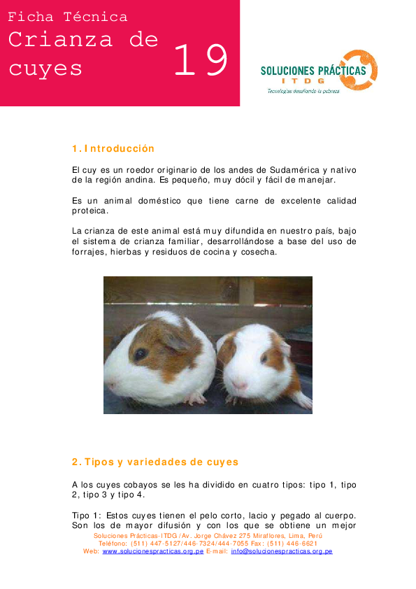 (PDF) Crianza de cuyes