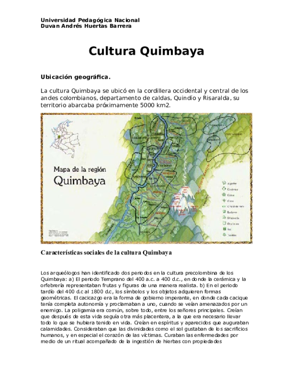(DOC) Cultura Quimbaya