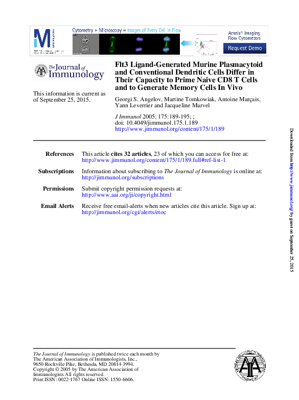 (PDF) Vivo and to Generate Memory Cells In Capacity to Prime Naive CD8 ...
