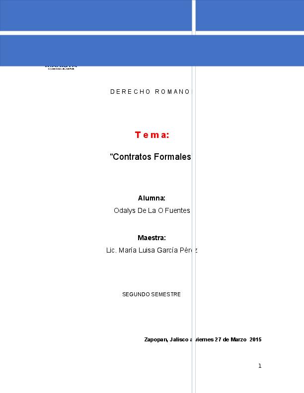 (DOC) CONTRATOS-FORMALES DERECHO ROMANO