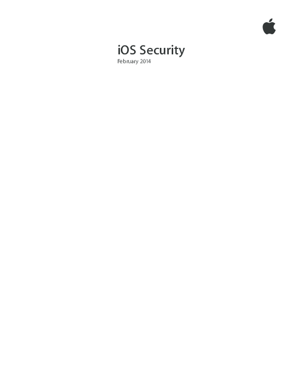 (PDF) Mobile OS Security Infrastructure