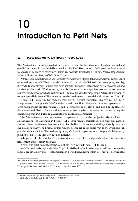 (PDF) Introduction to Petri Nets