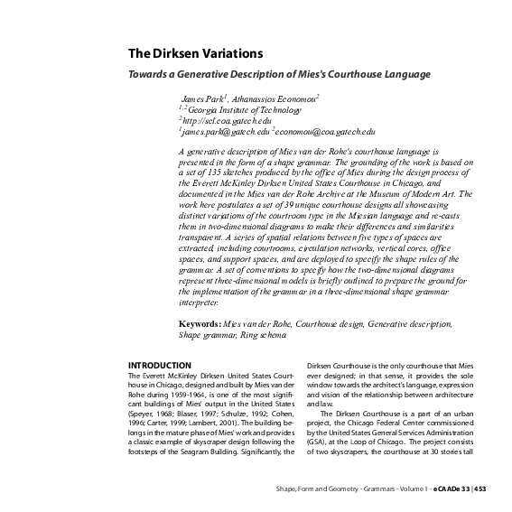 (PDF) The Dirksen Variations: Towards a generative description of Mies ...