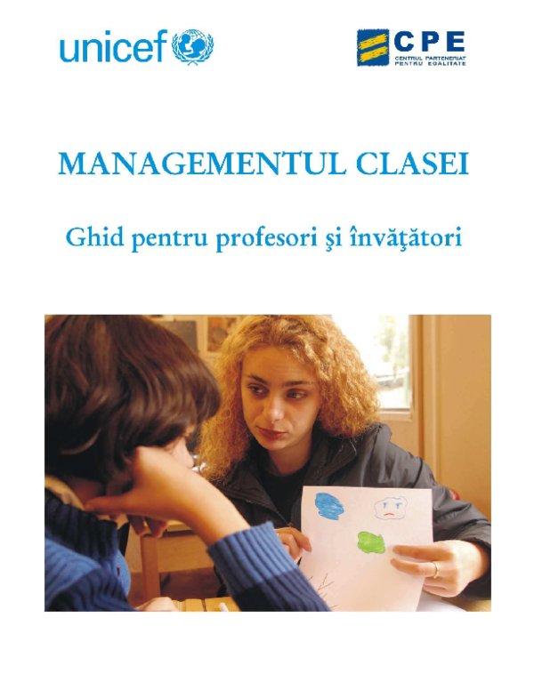 (PDF) Managementul clasei