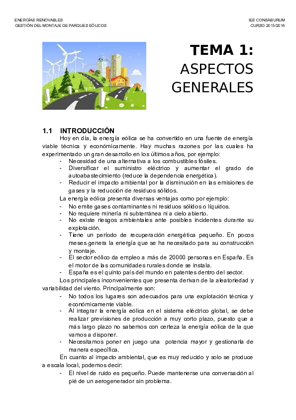 (DOC) TEMA 1: ASPECTOS GENERALES