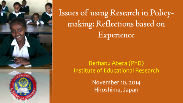 (PPT) Issues of using Research in Policy-making