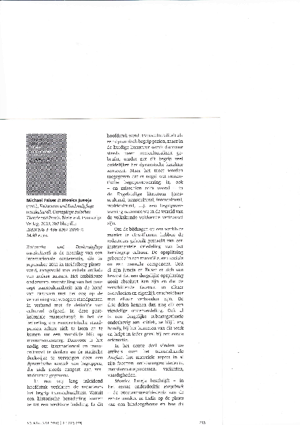 (PDF) Michael Falser & Monica Juneja (red.), Kulturerbe und ...