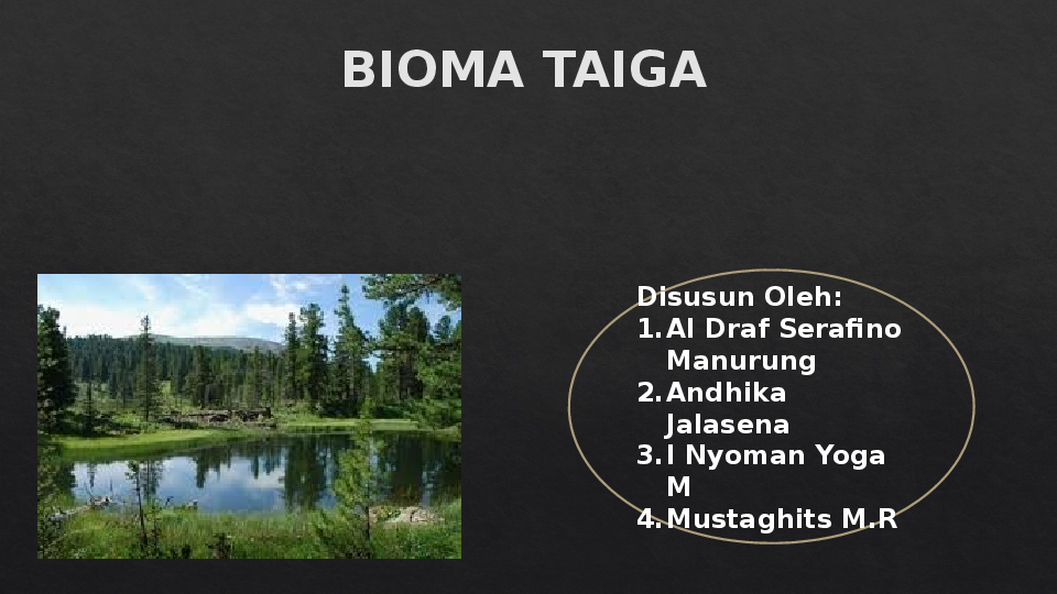 (PPT) BIOMA TAIGA