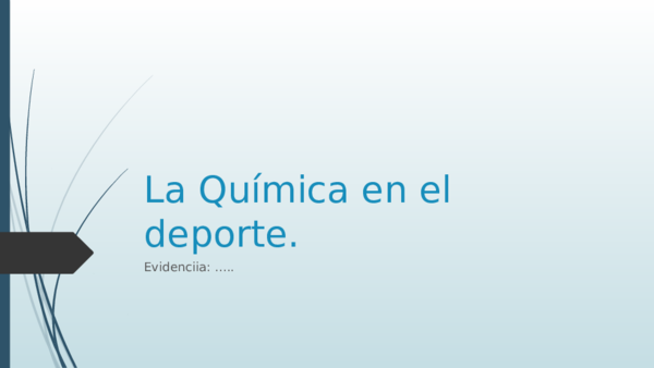 (PPT) La Química en el deporte