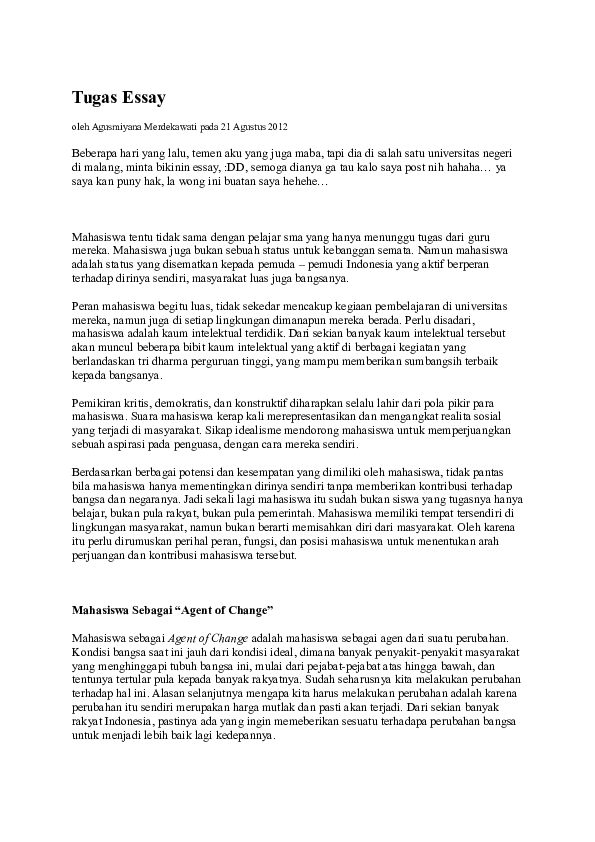 (DOC) Tugas Essay