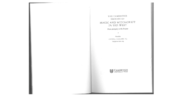 (PDF) Magic in Greco-Roman Antiquity up to and Including the Republic