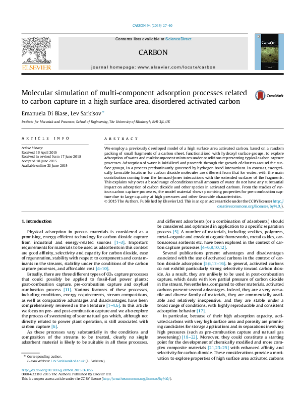 (PDF) Molecular simulation of multi-component adsorption processes ...
