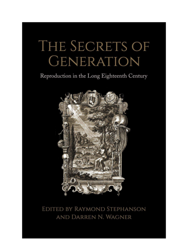 (PDF) The Secrets of Generation: Reproduction in the Long Eighteenth ...