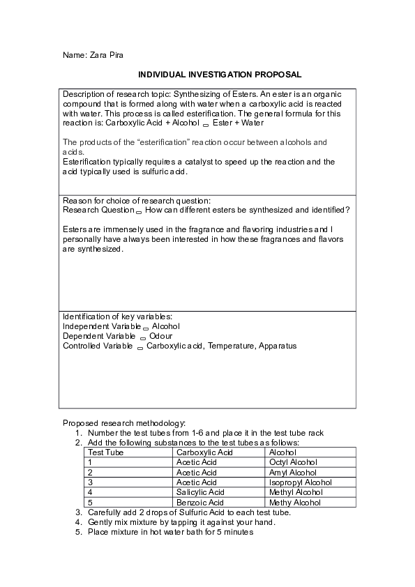 (DOC) Chemistry IA form