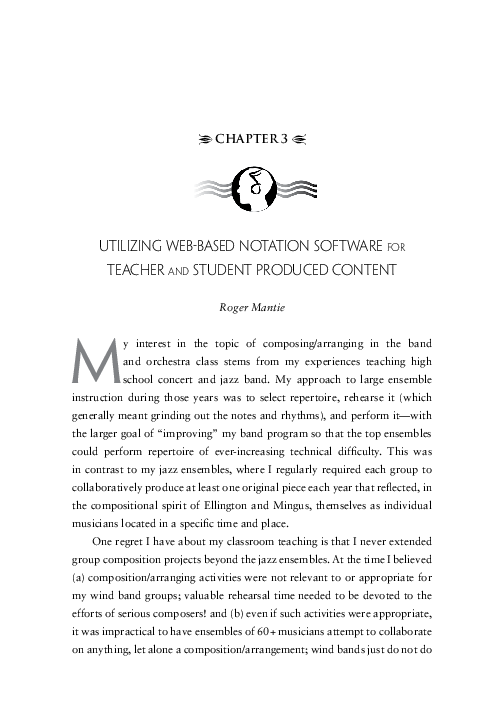 (PDF) Utilizing Web-based Notation Software for Teacher and Student ...