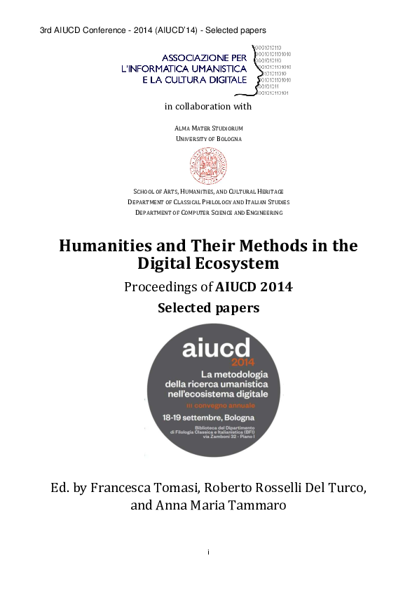 (PDF) (2015) Variants and Versioning between Textual Bibliography and Computer Science