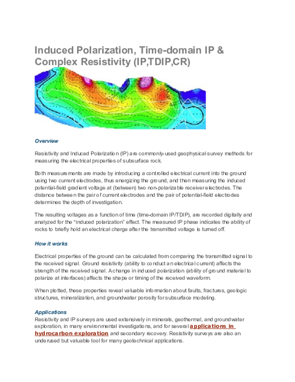 (DOC) Induced Polarization