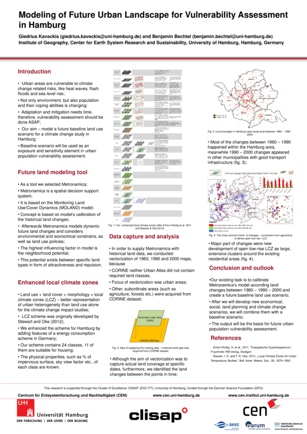 Modeling of Future Urban Landscape for Vulnerability Assessment in ...
