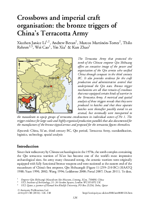 (PDF) Li Xiuzhen Antiquity Crossbow