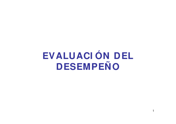 (PDF) Evaluacion de desempeño