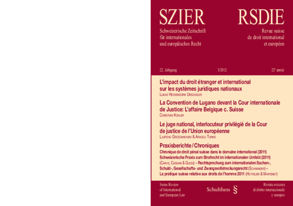 (PDF) Le juge national, interlocuteur privilégié de la Cour de justice ...