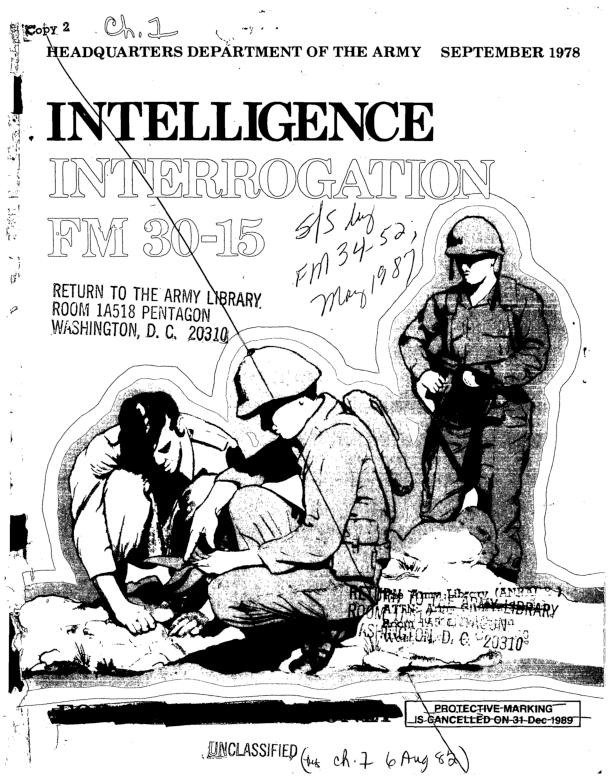 (PDF) FM 30-15, Intelligence Interrogations, 1978