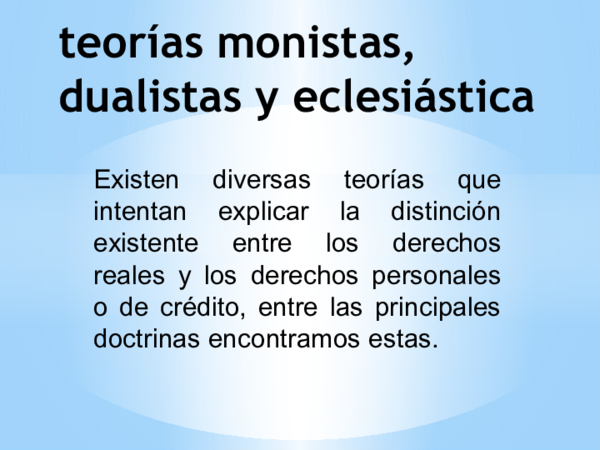 (PPT) Teorías monistas, dualistas y eclesiástica