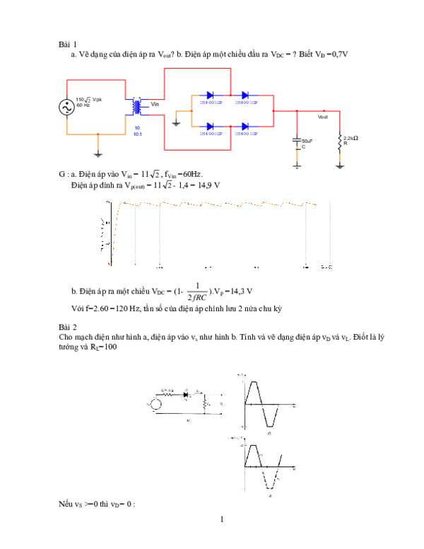(PDF) 2 Diode-Exercises
