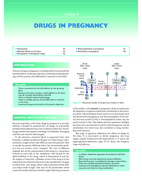 (PDF) DRUGS IN PREGNANCY