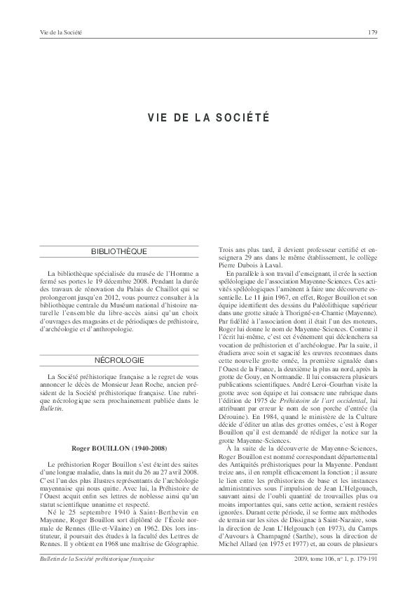 (PDF) Nécrologie. Roger Bouillon (1940 – 2008)