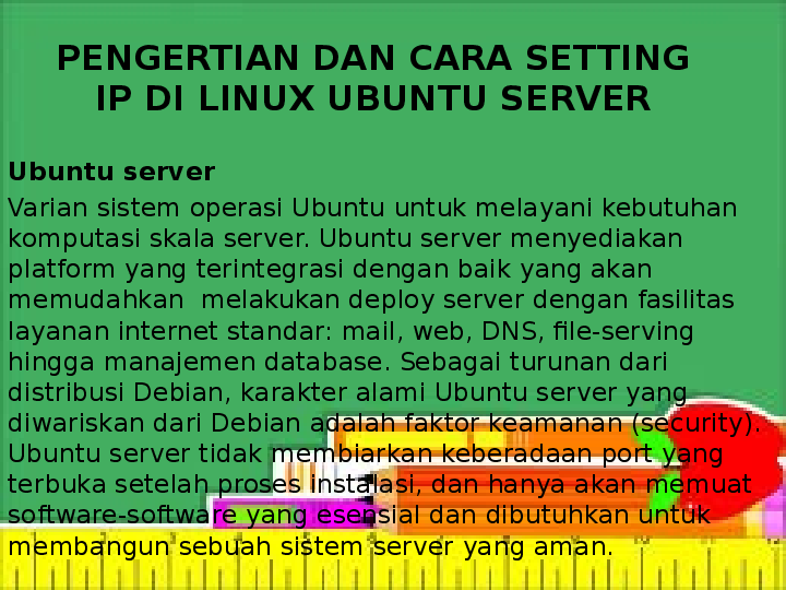 (PPT) PENGERTIAN DAN FUNGSI UBUNTU SERVER