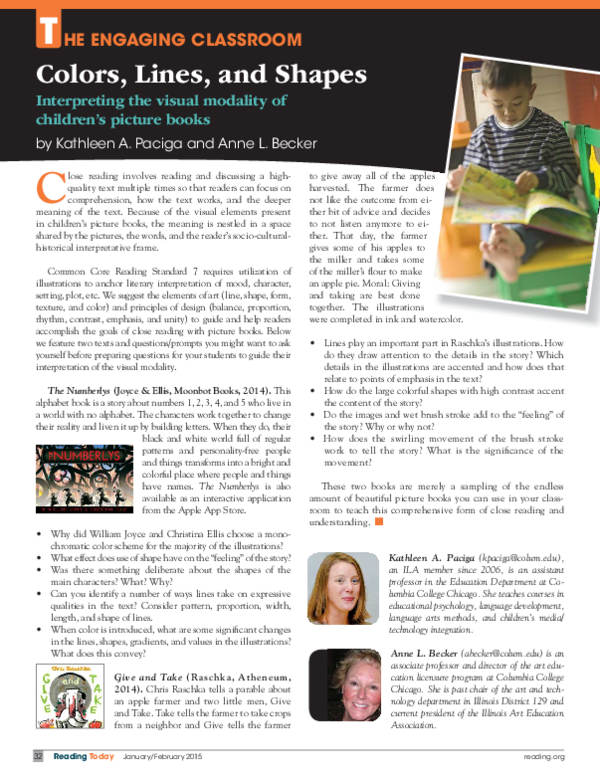 (PDF) Colors, lines, and shapes: Interpreting the visual modality of ...