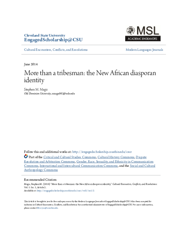 (PDF) New African Diasporan